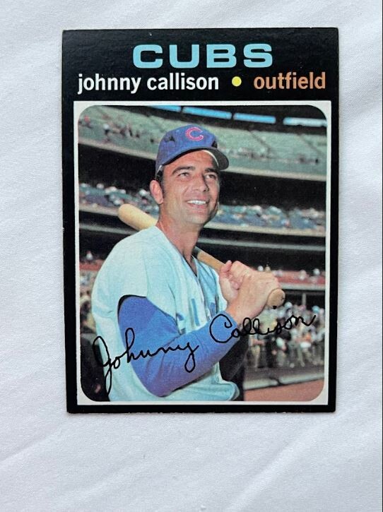 DCC: 1971 Topps Johnny Callison Chicago Cubs NM-MT | eBay
