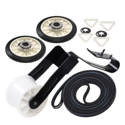 NED4655EW1 for Amana Dryer Repair Kit Belt Pulley Rollers WED6400SW1 ...