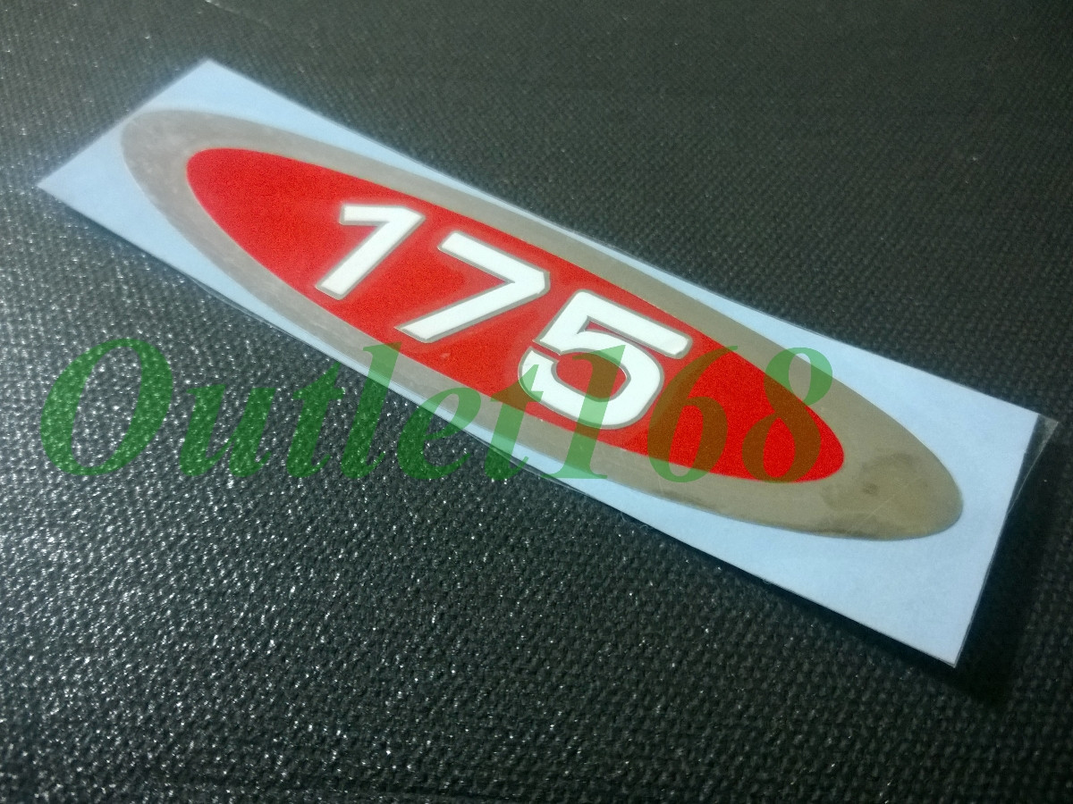 Pair Honda CL175 CB175 CB CL 175 K3K4 Side Frame Cleaner Cover Sticker ...