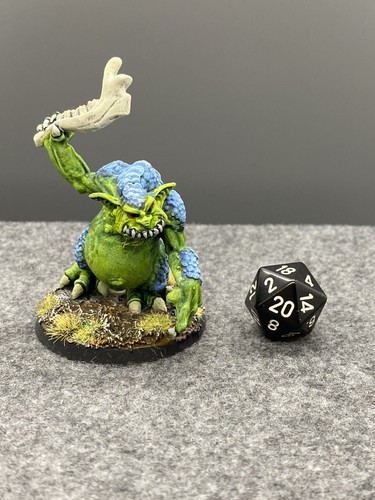 Painted cave troll Reaper Bones dungeons and dragons D&D RPG pathfinder ...