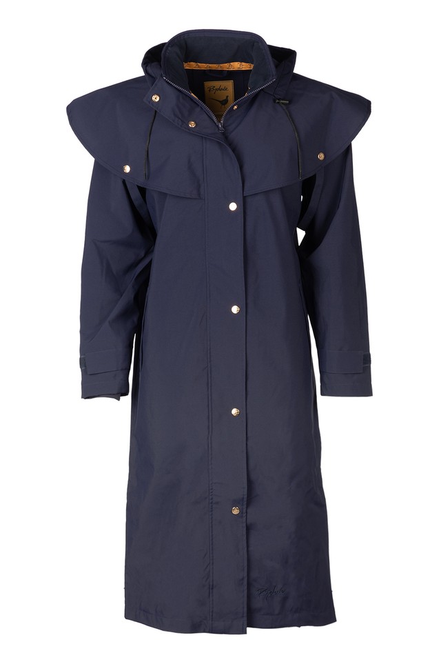 Ladies Full Length Riding Coat Winter Equestrian Jacket Womens Coats ...