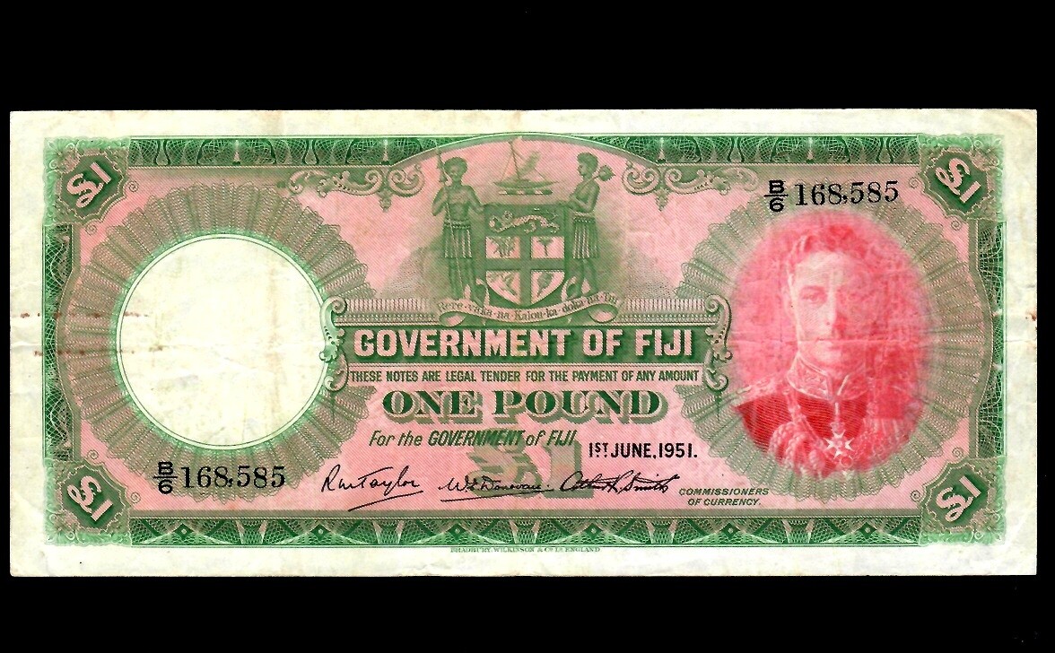 Fiji 1 Pound 1951 P-40f VF | eBay
