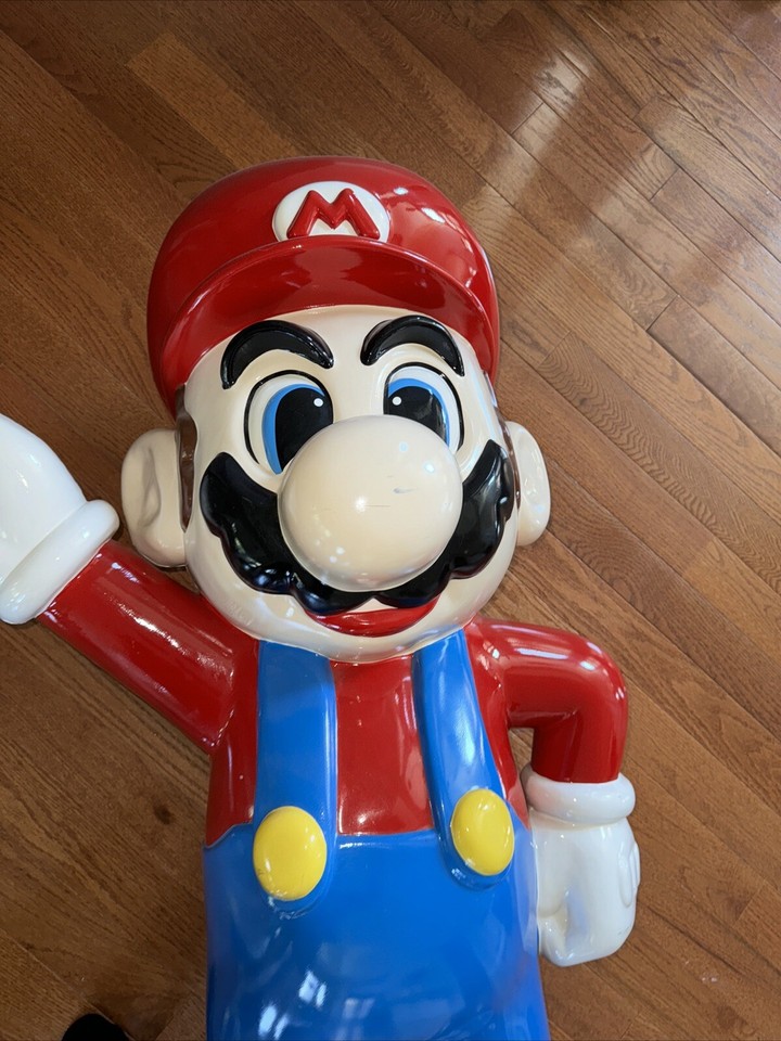 Mario Life Size Statue Store Display Authentic Nintendo vintage 90s ...
