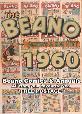 Beano Comics & Annuals from 1960 #911 - 963 Choose your Issue. | eBay UK