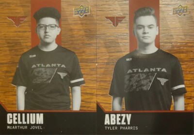 2021 Upper Deck Call of Duty League CELLIUM & ABEZY Operator Anaglyph ...