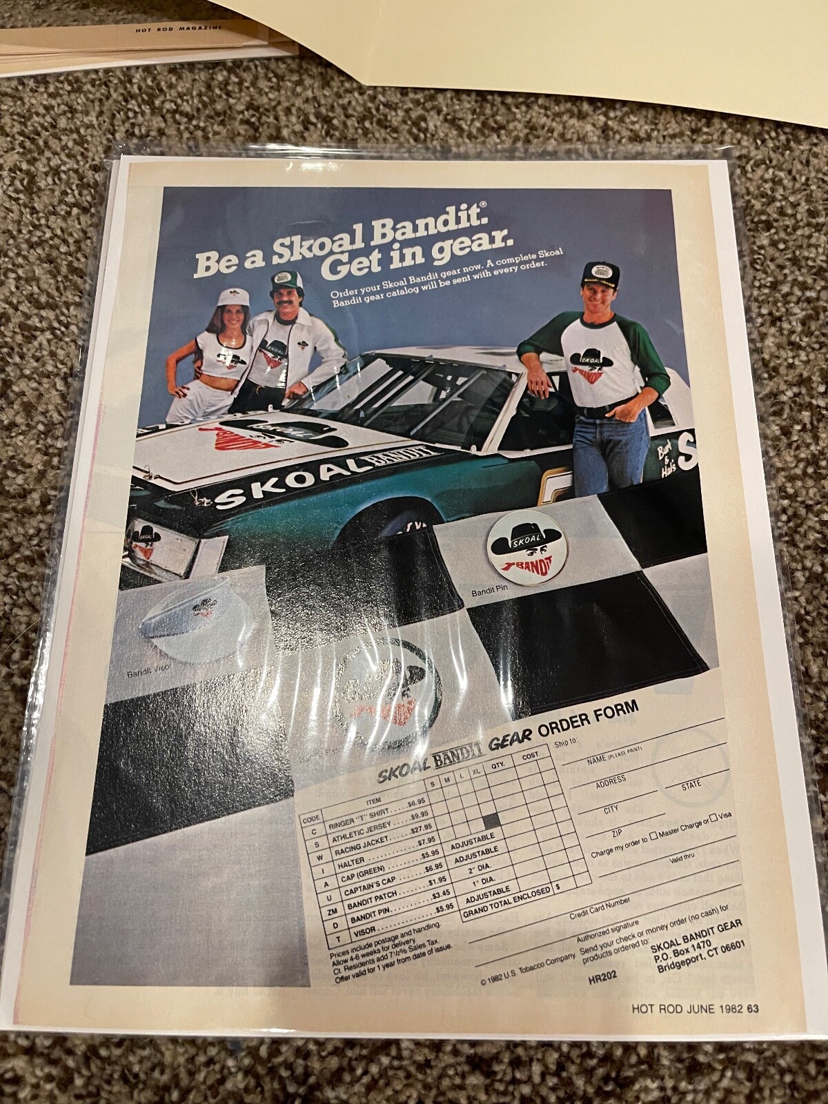 1982 Buick Nascar Skoal Bandit historical ad Hot Rod magazine | eBay