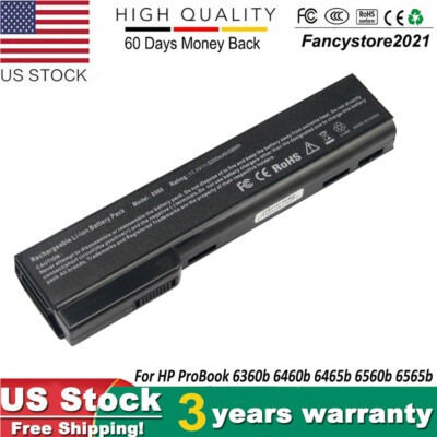 Battery For HP ProBook 6360b 6460b 6465b 6470b 6475b 6560b 6565b 6570b ...