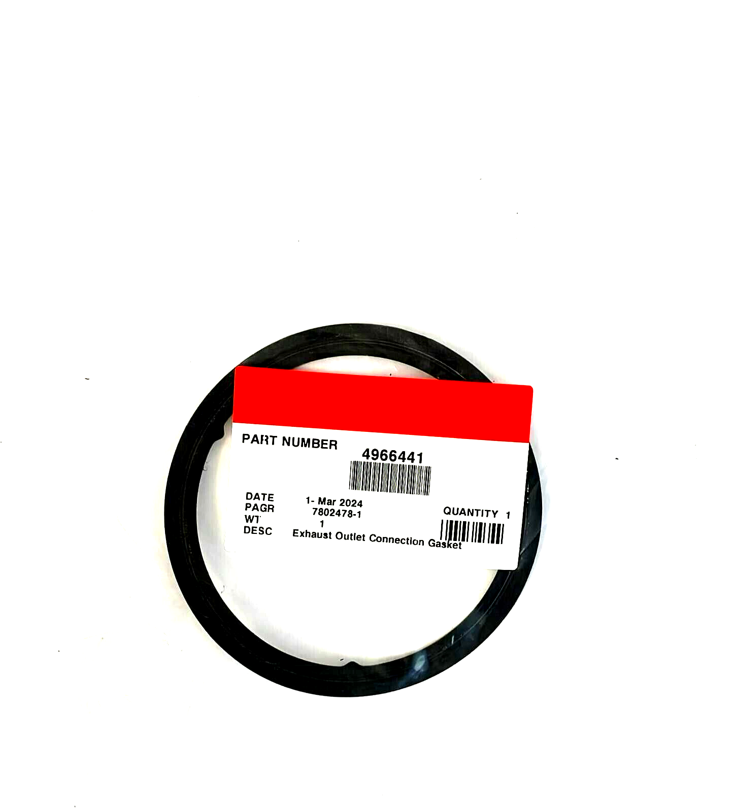 CUMMINS EXHAUST OUTLET CONNECTION GASKET 131876,4966441 (4Pcs) | eBay