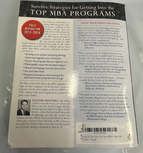 How to Get into the Top MBA Programs, 6th Edition - Paperback -Like new ...