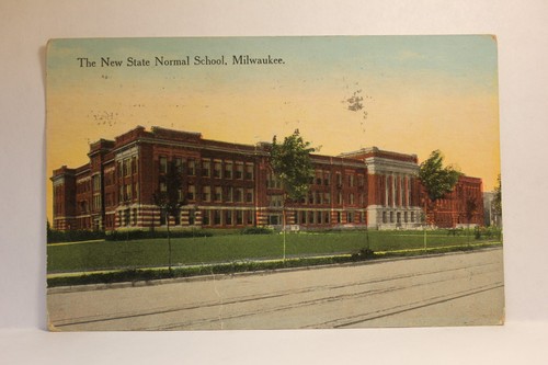 Postcard New State Normal School Milwaukee WI Z26 | eBay
