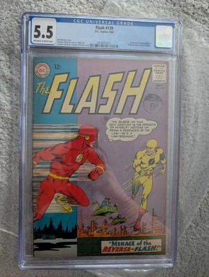 The Flash #139 1st All Reverse Flash DC Key Comics CGC 5.5 | eBay UK