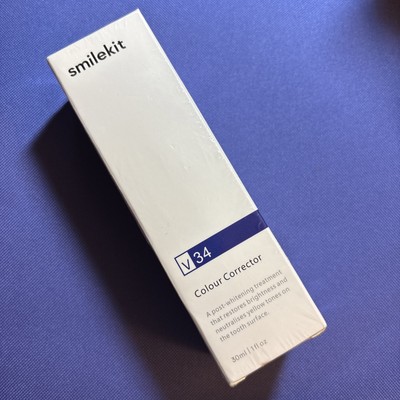 Smile Kit V34 Colour Corrector Purple Toothpaste Teeth Whitening Exp 9/ ...