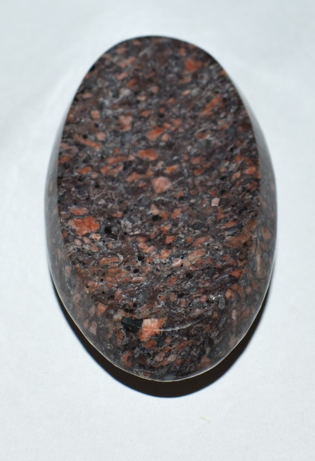 Rhyolite Hand Carved Palm Stone Bluish Purple Pinks North Carolina Rare ...