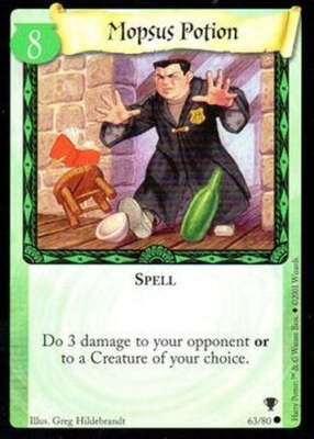 #63 Mopsus Potion - 2001 Harry Potter Quidditch cup | eBay