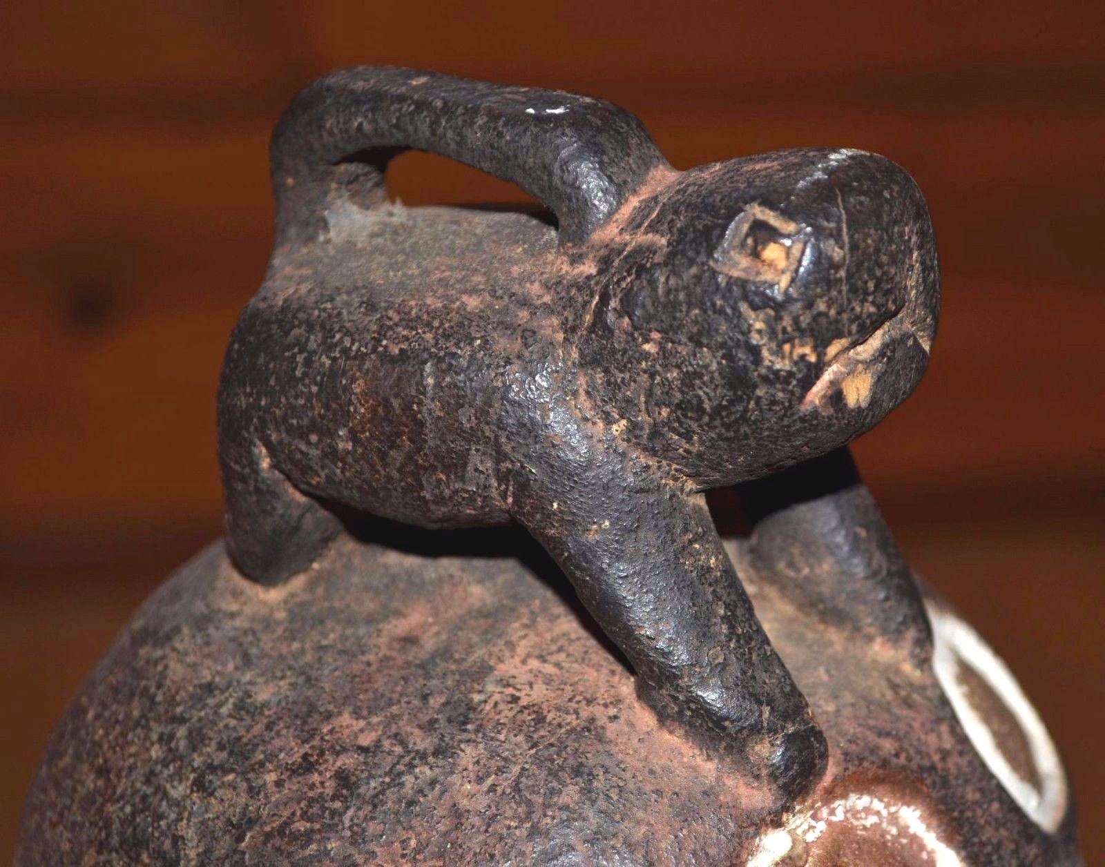 Antique Baule Mbra African Possession Cult Gbekre Monkey Wood Statue ...