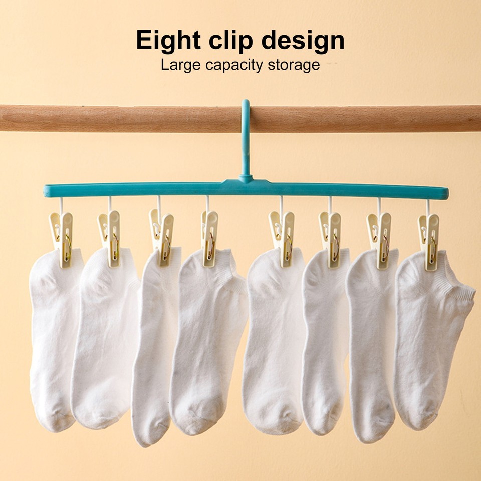 Socks Hanger Anti-slip Organizer Laundry Hanger Underwear Socks Holder ...
