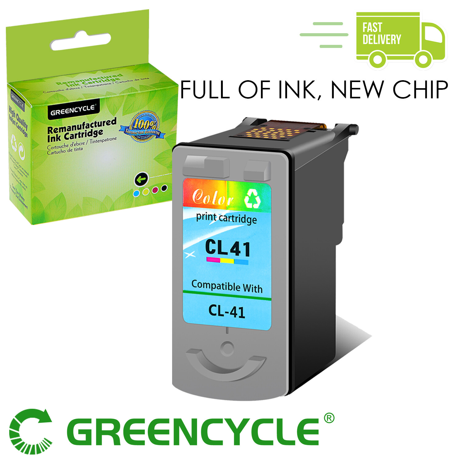 PG-40 CL-41 PG40 CL41 Ink Cartridge For Canon MP470 MP210 iP2600 Black ...