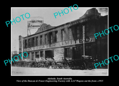 OLD LARGE HISTORIC PHOTO ADELAIDE SOUTH AUSTRALIA DUNCAN & FRASER ...