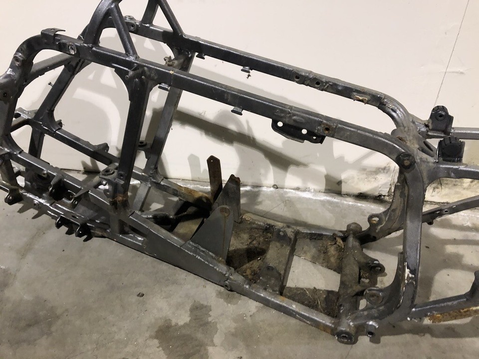 1986 Honda TRX250 TRX 250R Main Frame Chassis Body CR500 Engine Foutrax ...