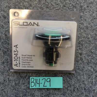 NEW !! Sloan A-1043-A Dual Filtered DIAPHRAGM Drop-In Kit OEM Urinal, 0 ...