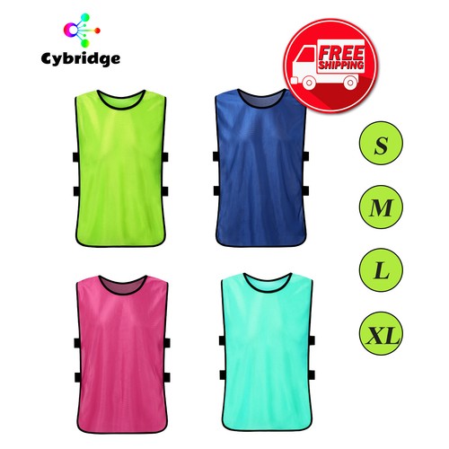 Sports Training Bibs Soccer Vests Group Team Bibs Basketball Cricket ...