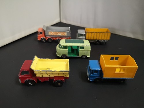 GR133-MATCHBOX LESNEY LOT OF FIVE MODELS INC 8 WHEEL TIPPER TRUCK | eBay