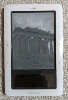 Barnes & Noble Nook 1st Generation Tablet White 24 | eBay