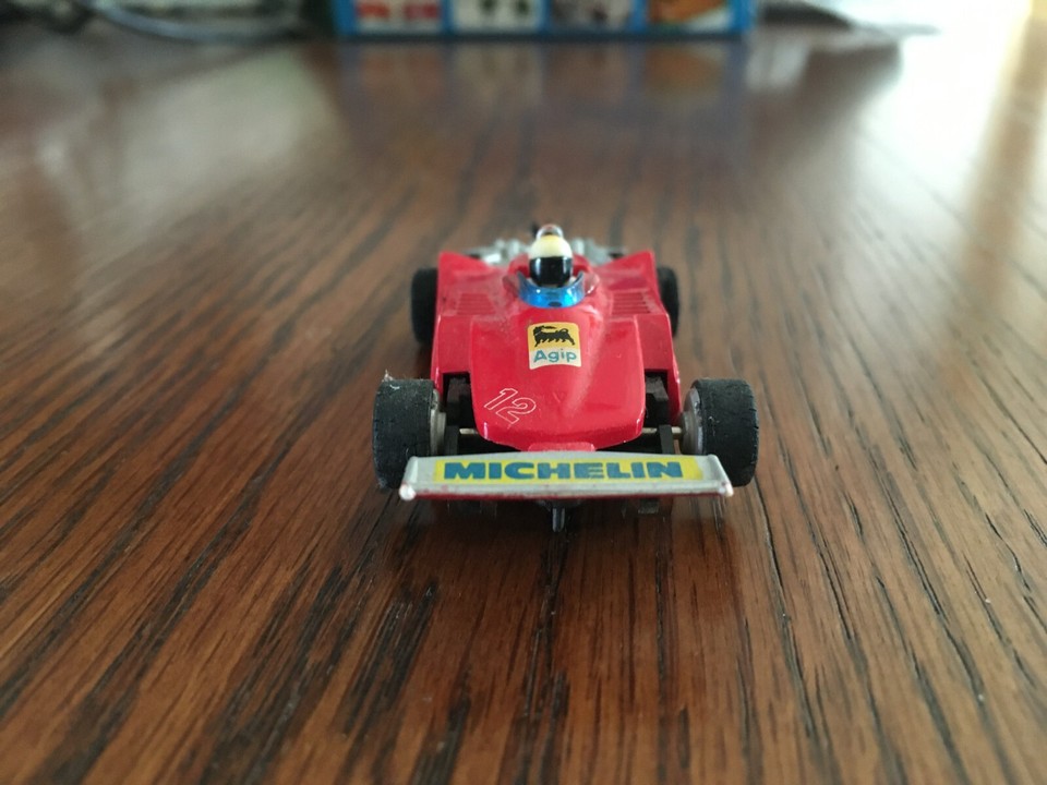 TYCO AFX HO SCALE INDY CAR F1 MICHELIN FERRARI #12 RED | eBay