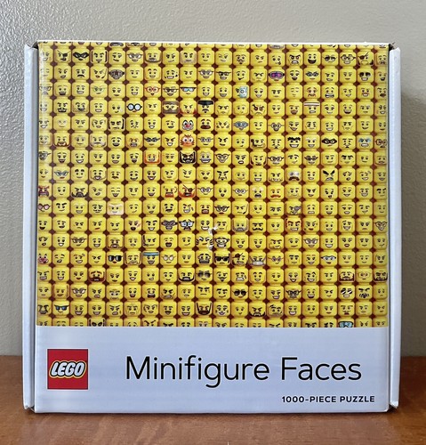 COMPLETE LEGO Minifigure Faces 1000 Piece Jigsaw Puzzle | eBay