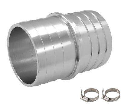 1-1/2" to 1-1/2" Hose Barb Splice Coupler Repair FittingCustom Radiator ...
