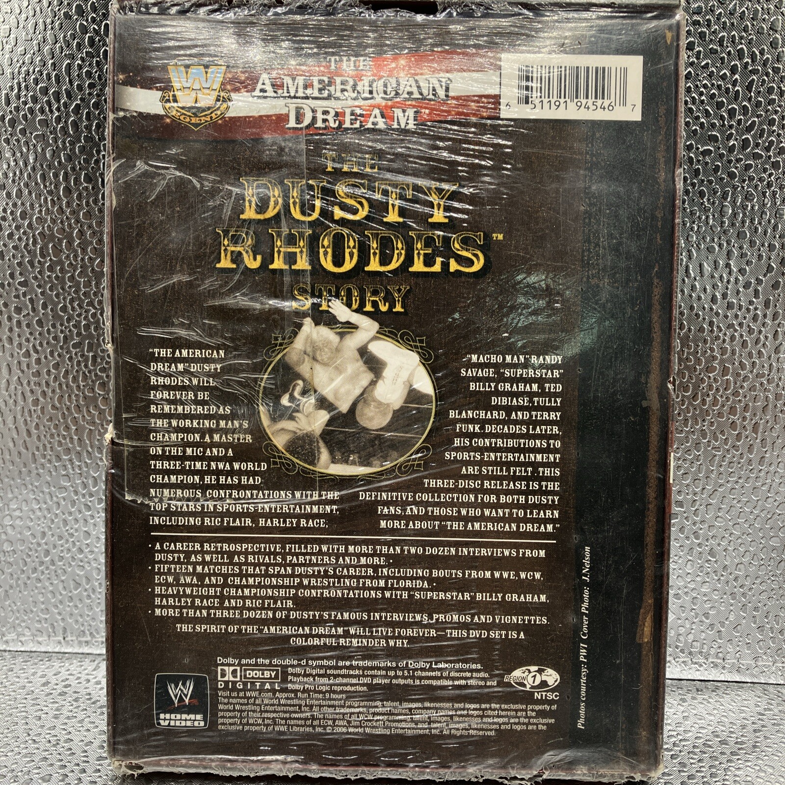 WWE - The American Dream: The Dusty Rhodes Story (DVD, 2006, 3-Disc Set ...