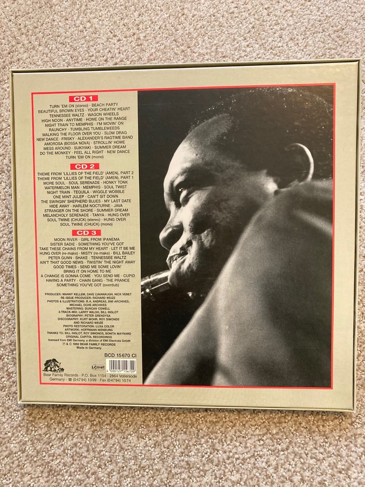 KING CURTIS - Blow Man Blow 3 CD Box Set with 12 x 12 24 pg booklet | eBay
