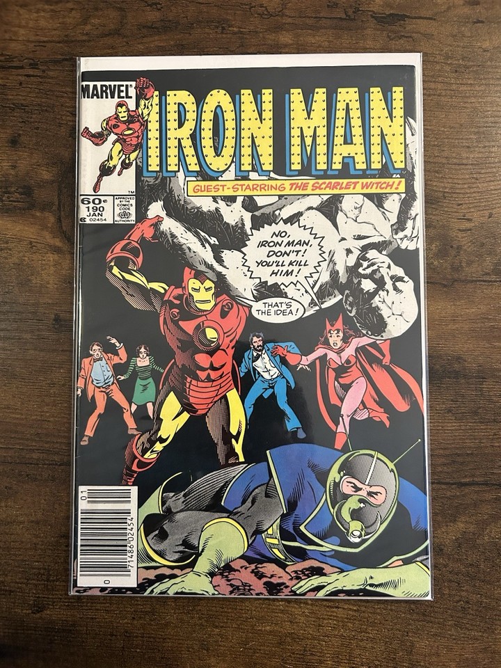 Run Of 11 Iron Man #180 181 182 183 184 185 186 187 188 189 190Marvel ...
