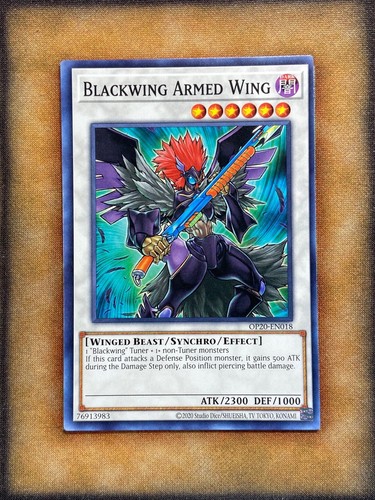 Yugioh Blackwing Armed Wing OP20-EN018 Common NM | eBay