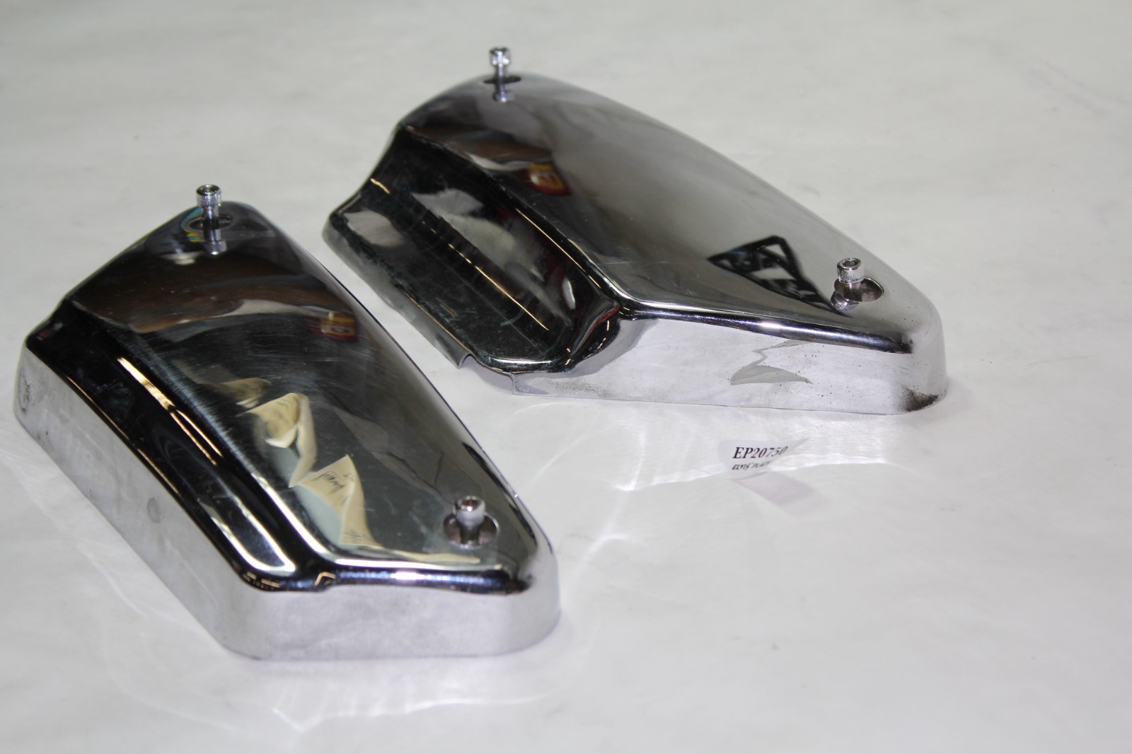 chrome metal side covers 1982 FXR Harley FXRT FXRP Shovelhead FXRS ...