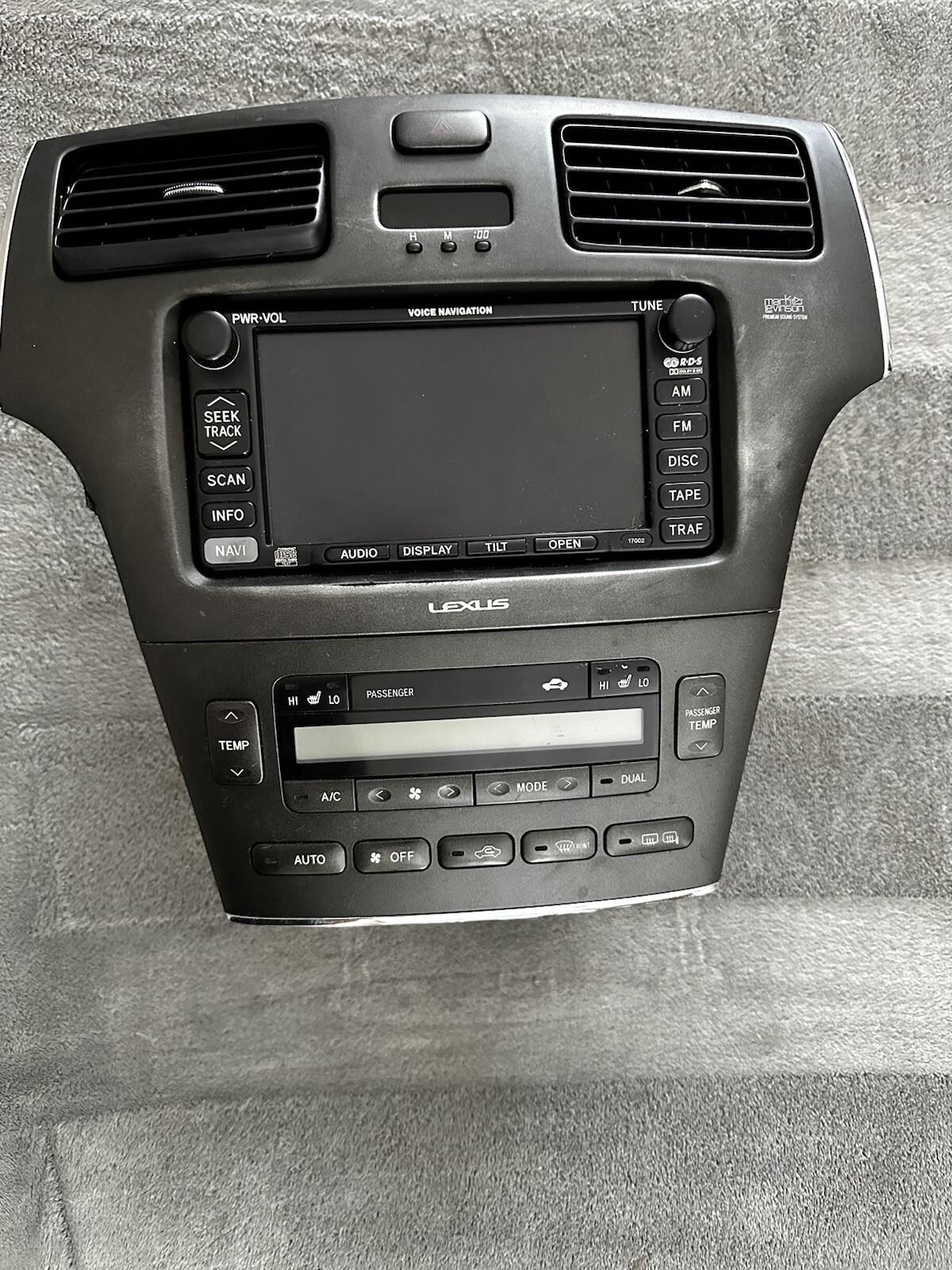 02 - 06 LEXUS ES330 ES300 NAVIGATION SCREEN MONITOR RADIO CLIMATE 86120 ...