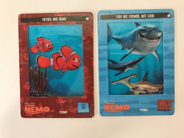 PROMO CARDS: FINDING NEMO Disney Pixar ARTBOX FILMCARDZ: 2 DIFFERENT P1 ...