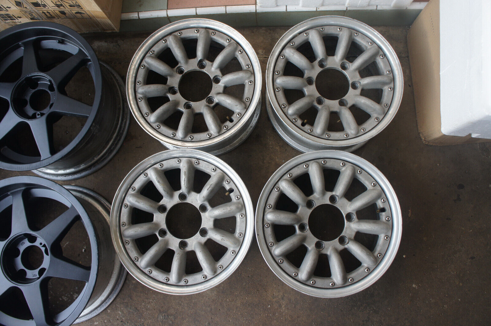 JDM 15" Enkei Decem10 Banana wheels hilux 4runner lc2 prado lj78 LC90 ...