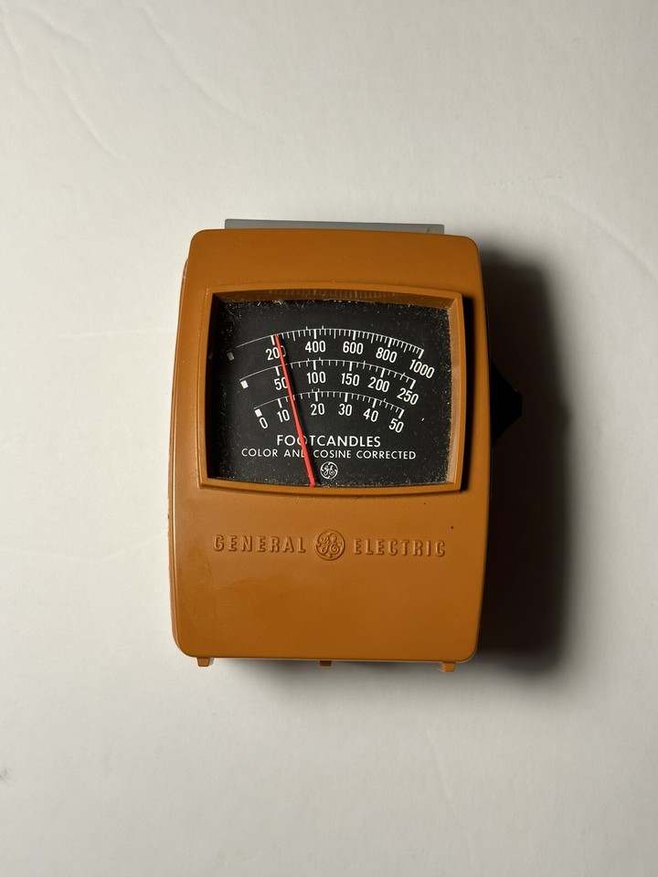 Vintage GE Light Meter Model No. 214 with Case | eBay