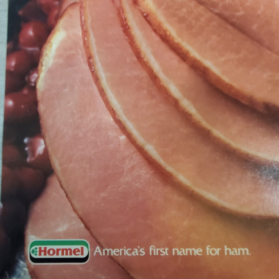 Ham Cure 81 Hormel Print Ad Lean Tender Smoked Advertisement 1984 ...