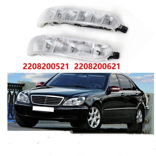 LH+RH Door Side Mirror Turn Signal Light For Benz W220 W215 S500 S430 ...