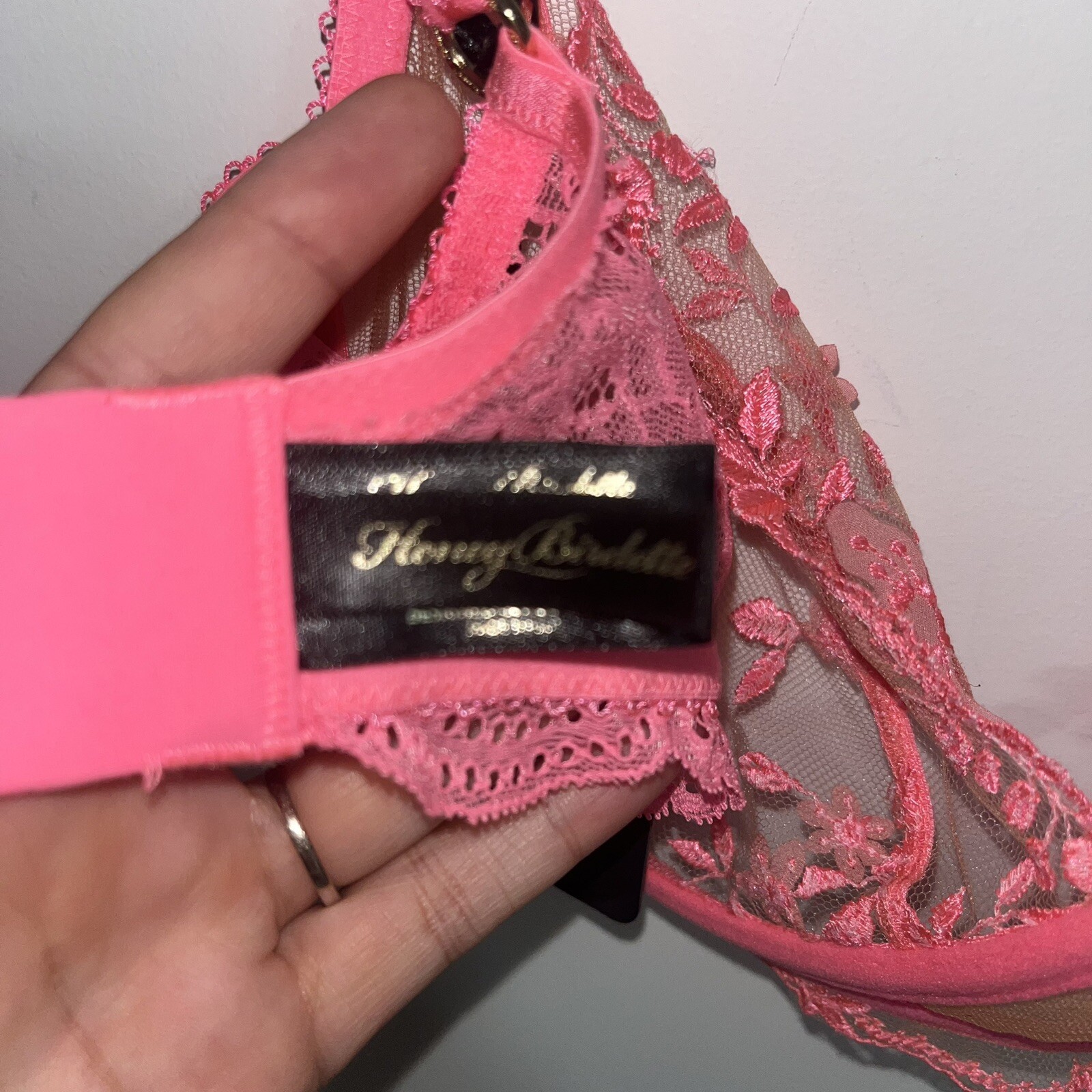 new honey birdette sabrina candy pink bra size 10e/32dddf/32e/70f ...