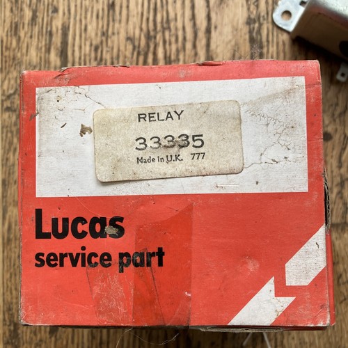 ORIGINAL LUCAS VINTAGE CAR TWIN BATTERY RELAY NOS PART 33335 | eBay UK
