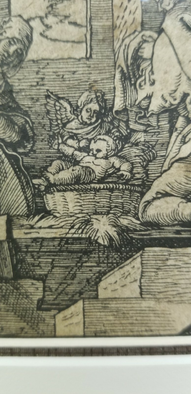 FINE ART HISTORY: Albrecht Durer's Woodcut "The Nativity" printed c ...
