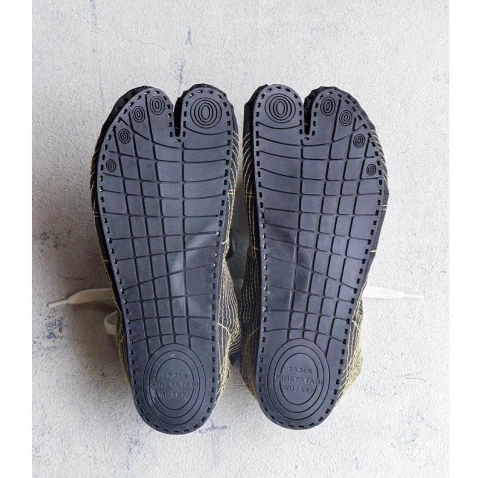 Kineya Tabi MUTEKI Japanese Running Shoes Ninja Split Toe Men's size ...