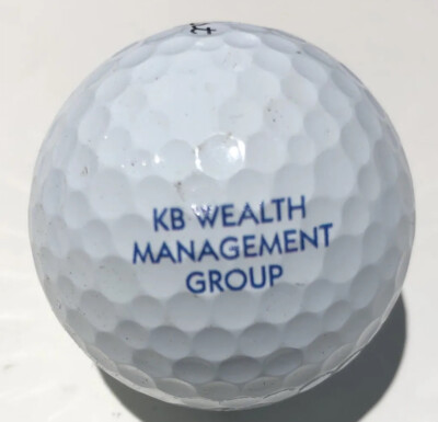 KB Wealth Management Group Titleist Pro V1 logo golf ball | eBay