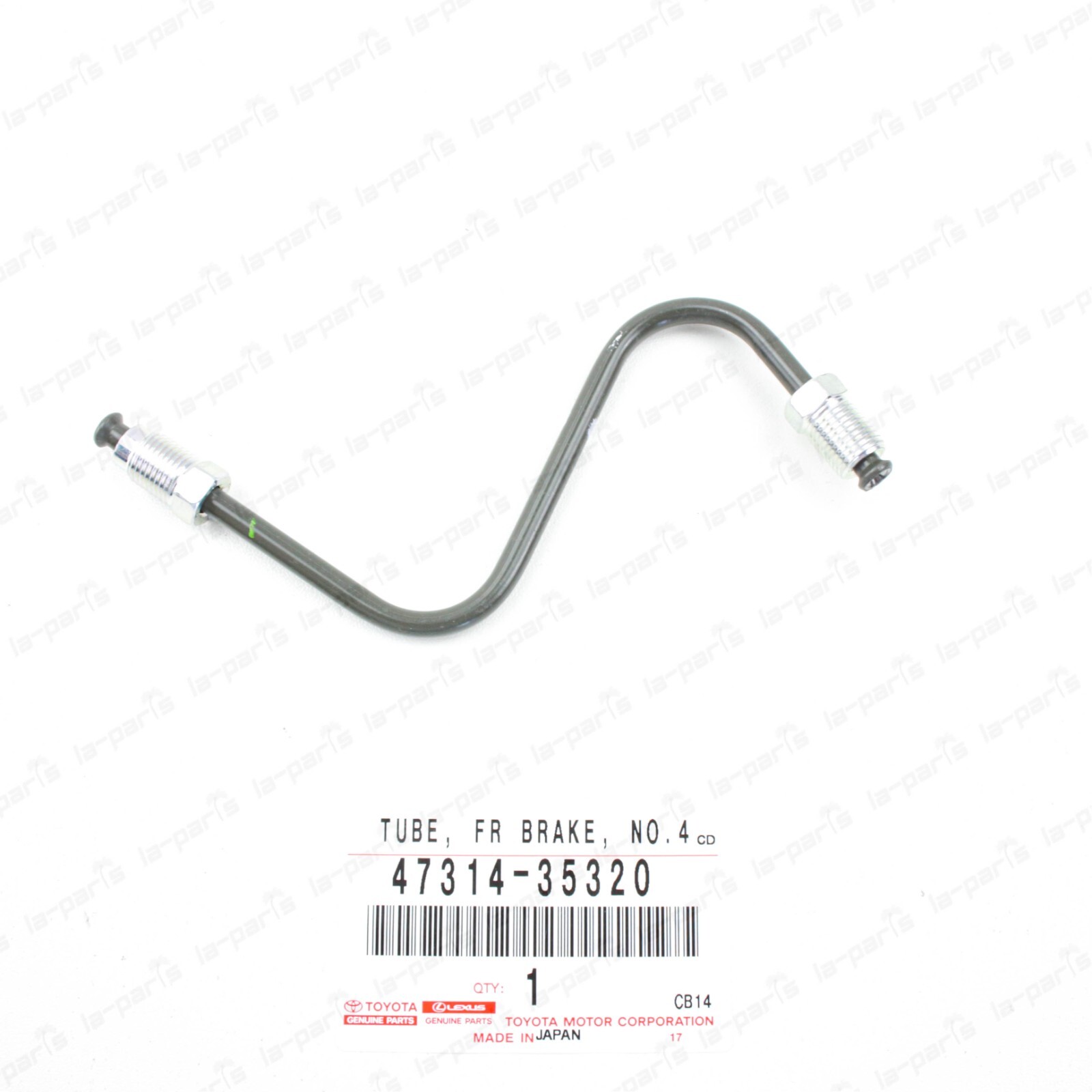 Genuine Toyota 03-09 4Runner FJ Cruiser Right Front Brake Tube No.4 ...
