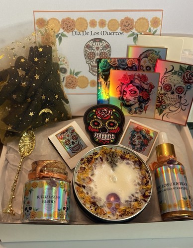 Day Of The Dead Día de los Muertos Sugar Candy Skull Altar Set | eBay