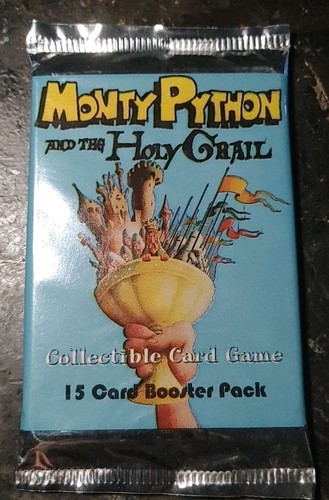 Vintage Kenzer Monty Python and the Holy Grail CCG Booster Pack W/15 ...