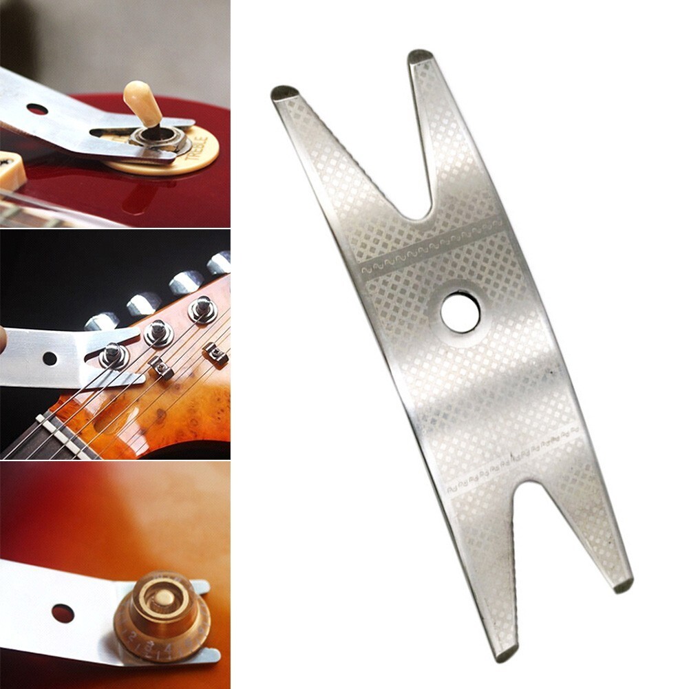 Reliable Puller Tool for Guitar Bass Tuner Knob Switches Stainless Steel | eBay